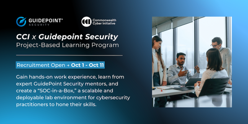SOC-in-a-Box: GuidePoint Security Project-Based Learning Program | Commonwealth Cyber Initiative ...